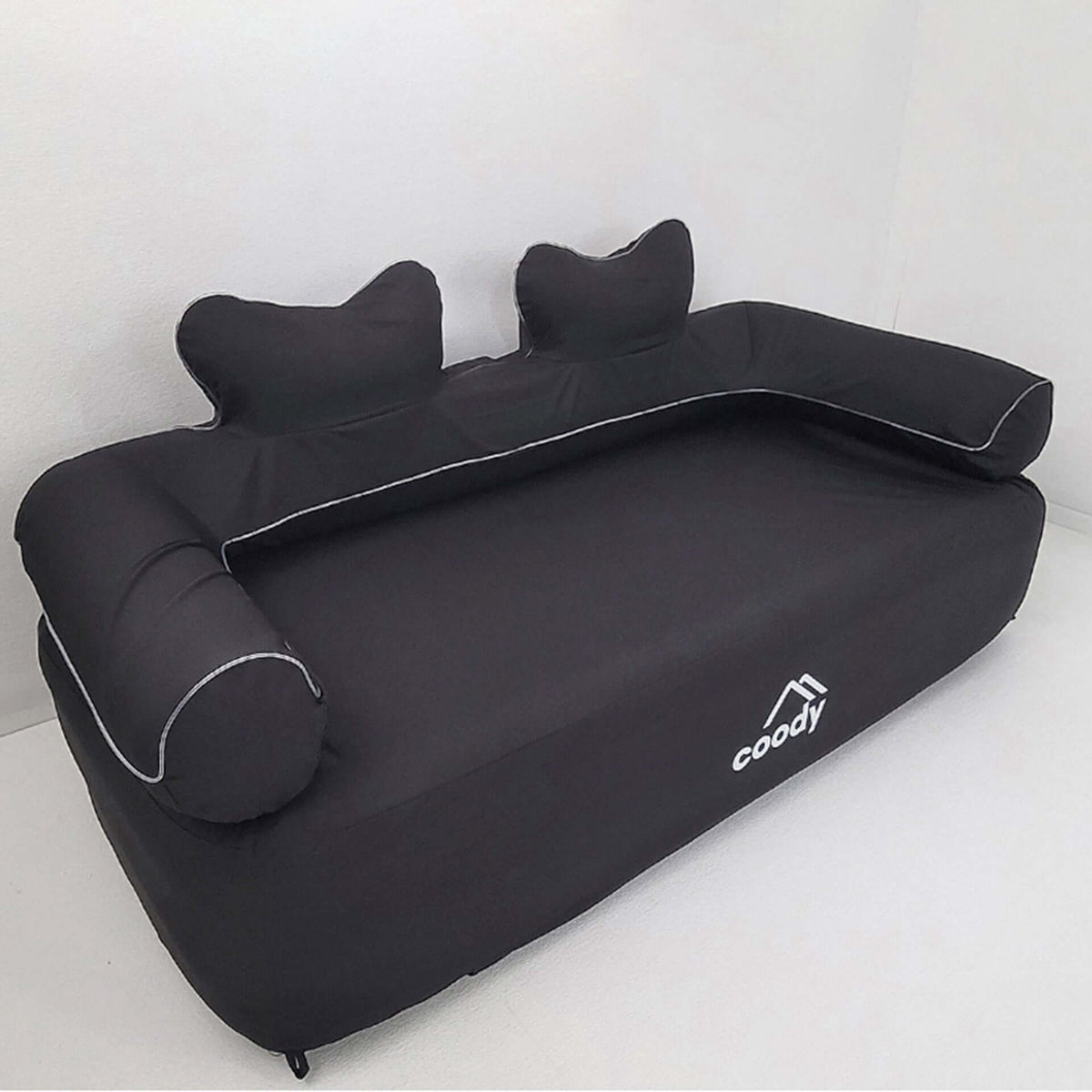 Black Inflatable Sofa 🏕️ Air Couch & Coody Camping Sofa for Tents