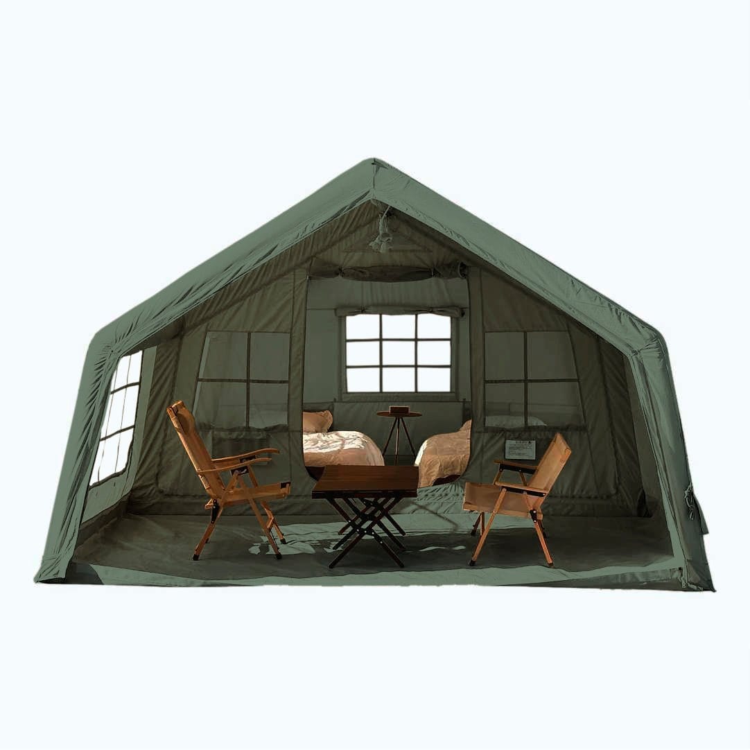 Coody | RBM Inflatable tent Koala 7 Forest green for 2-10 person