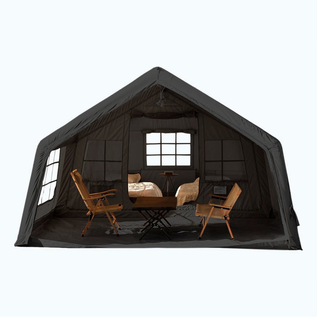 Coody | RBM Inflatable tent Koala 7 Black for 2-10 person